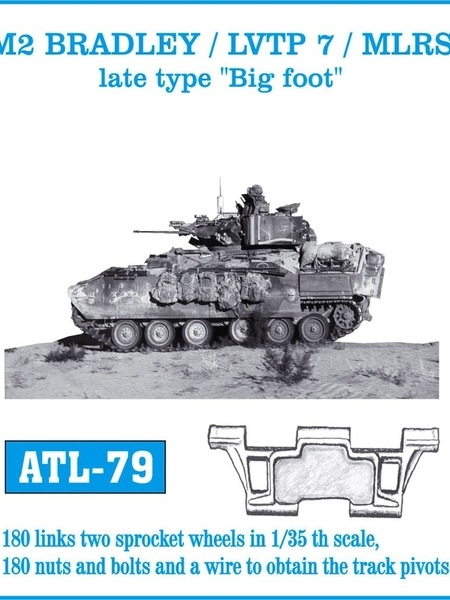 FriulModel 1:35 - ATL-79 M2 BRADLEY / LVTP 7 / MLRS late type “Big foot ...